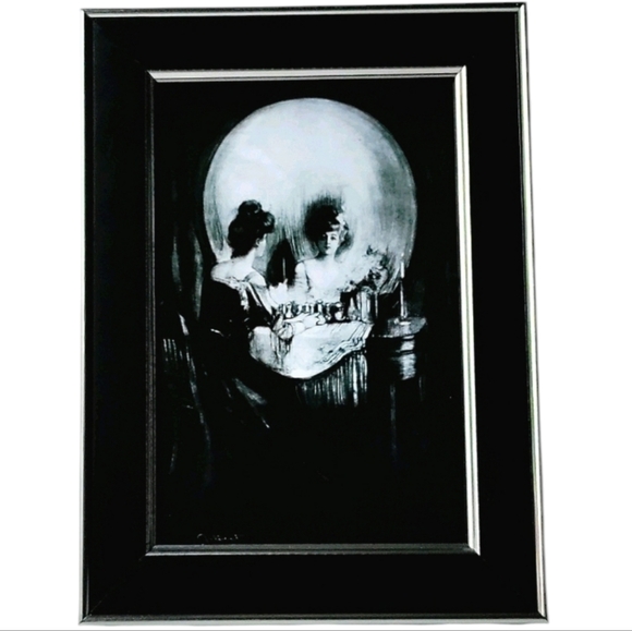 Vintage | Accents | Charles Allan Gilbert All Is Vanity Vintage Skul ...